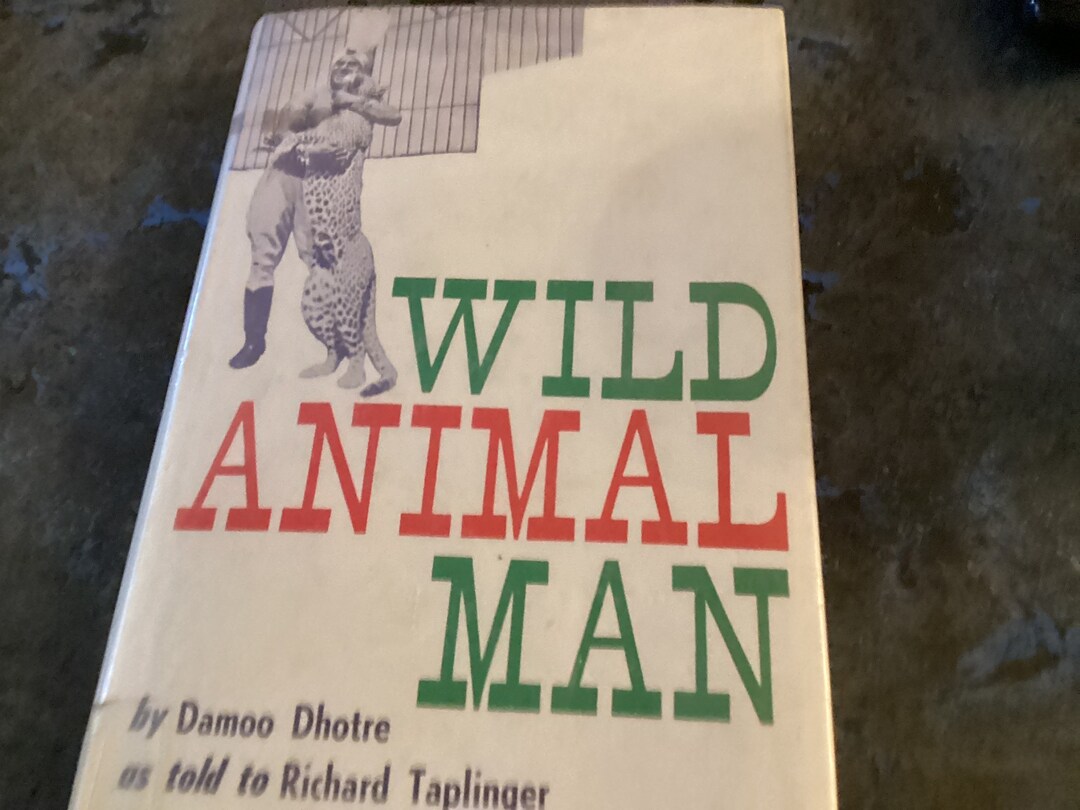 Wild Animal Man by Damoo Dhotre Told by Tap,inger 1961 - Etsy