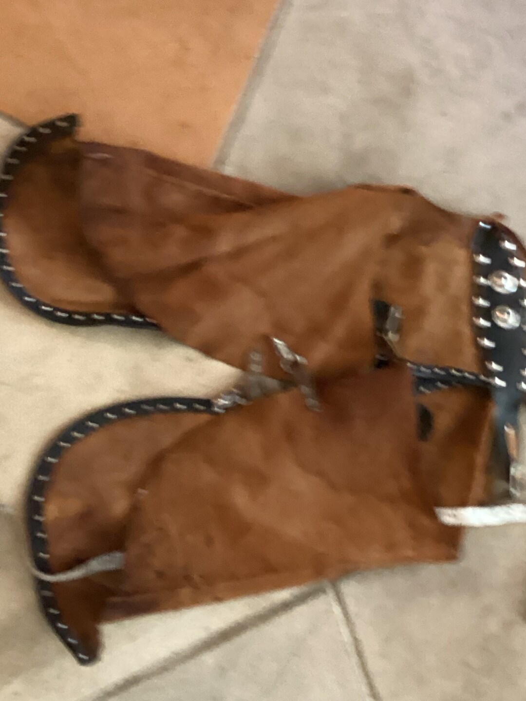 Vintage Cowboy Chaps Childrens, Some Spots on Leather - Etsy