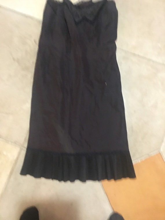 Vintage 60s Slip Black Barbizon Brand - Etsy