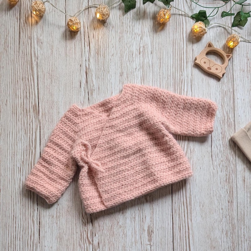 Baby Cardigan Simple Crochet - Etsy UK