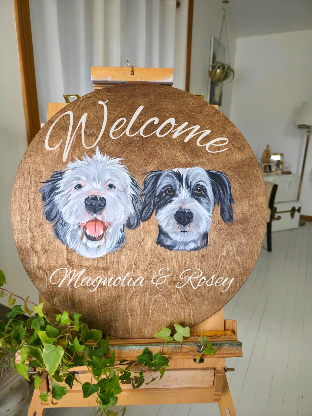 Hand Painted Welcome Door Sign Portraits Preorder FEB 16TH-30TH PRE ...