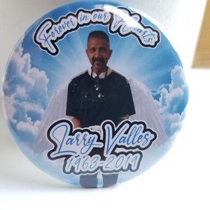 Custom Memorial Buttons - Etsy