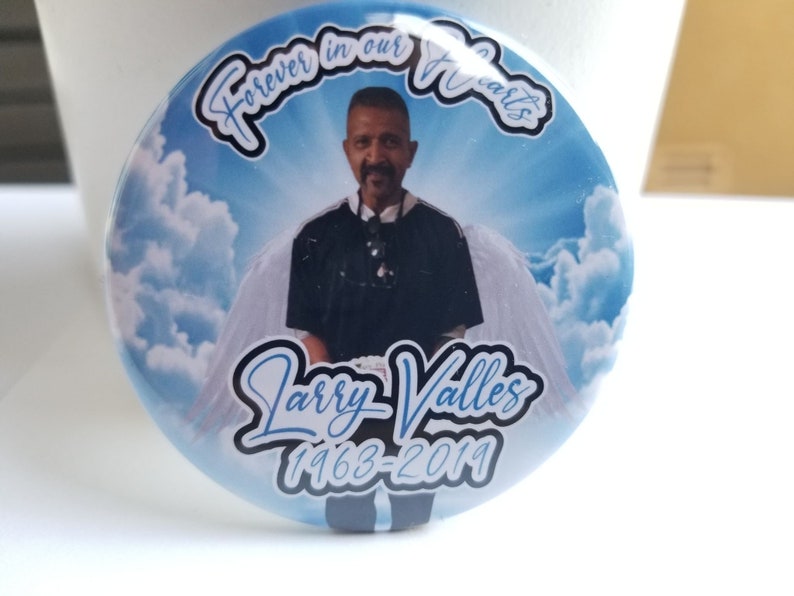 Custom Memorial Buttons - Etsy