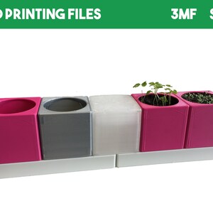 Planter Blocks 3D Print STL 3MF Digital File - Etsy
