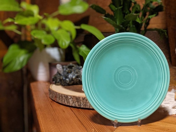 Dining & Serving Antique light green fiesta plate Plates Kitchen ...