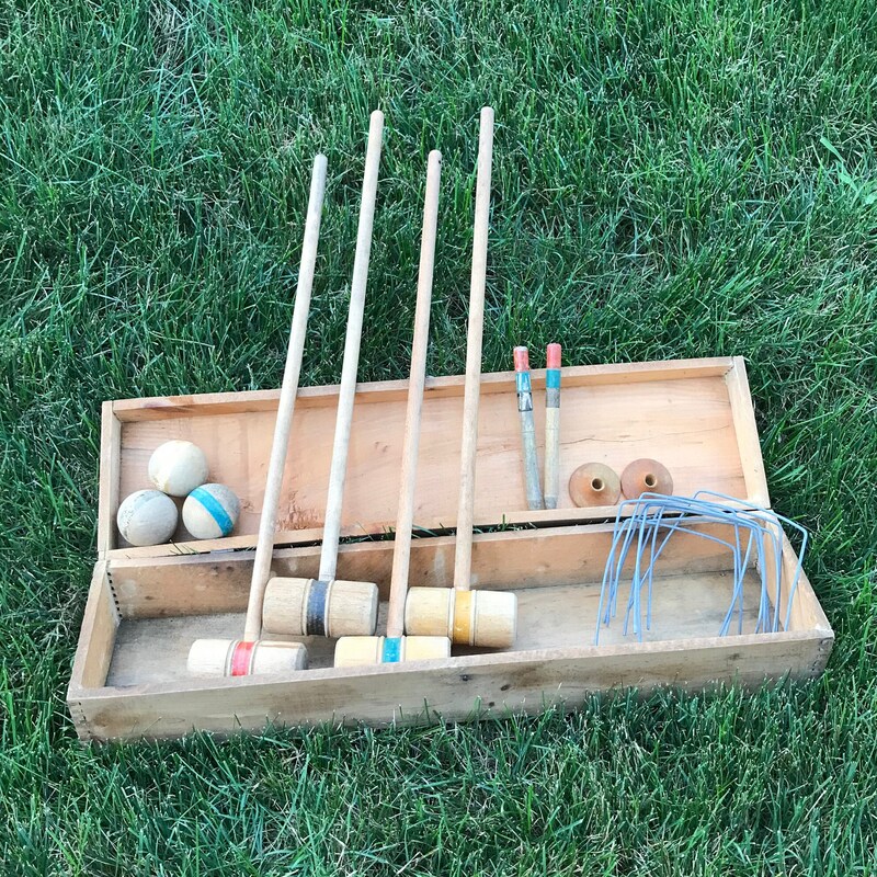Croquet Set - Etsy