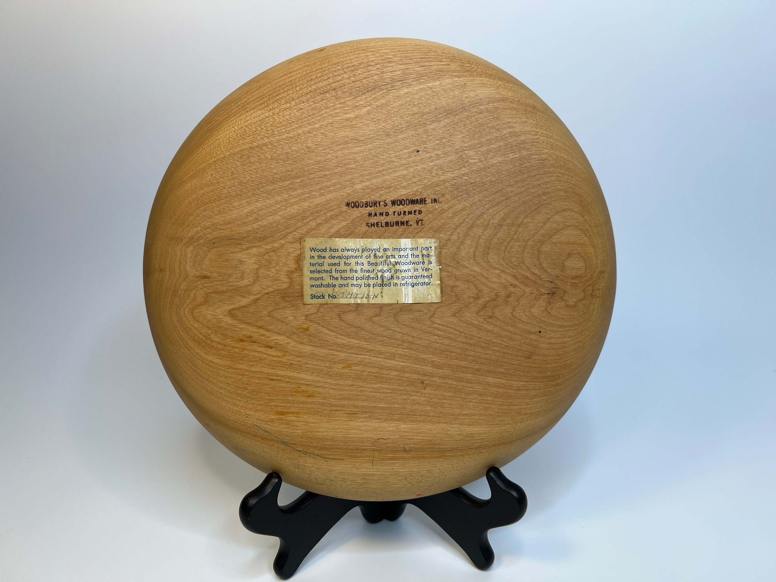 Woodbury Woodware Shelburne Vermont Hand Turned Serving Tray - Etsy