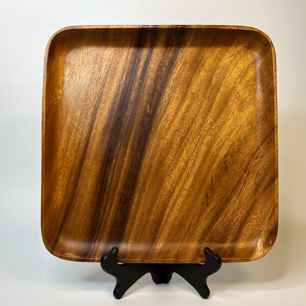 Mid Century Teak Tray - Etsy