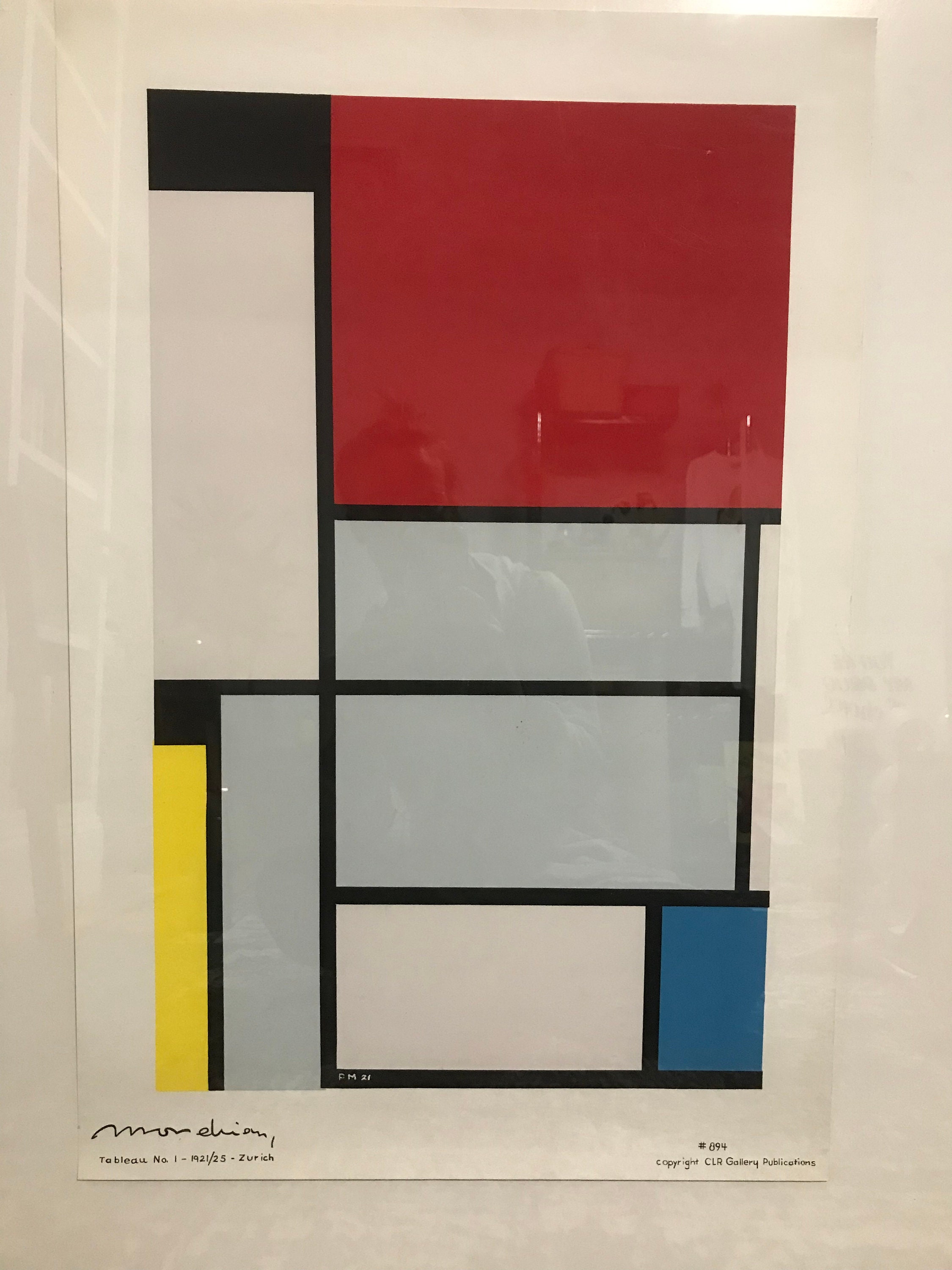 Piet Mondrian "tableau No. 1" Serigraph - Lithograph De Stijl Print ...
