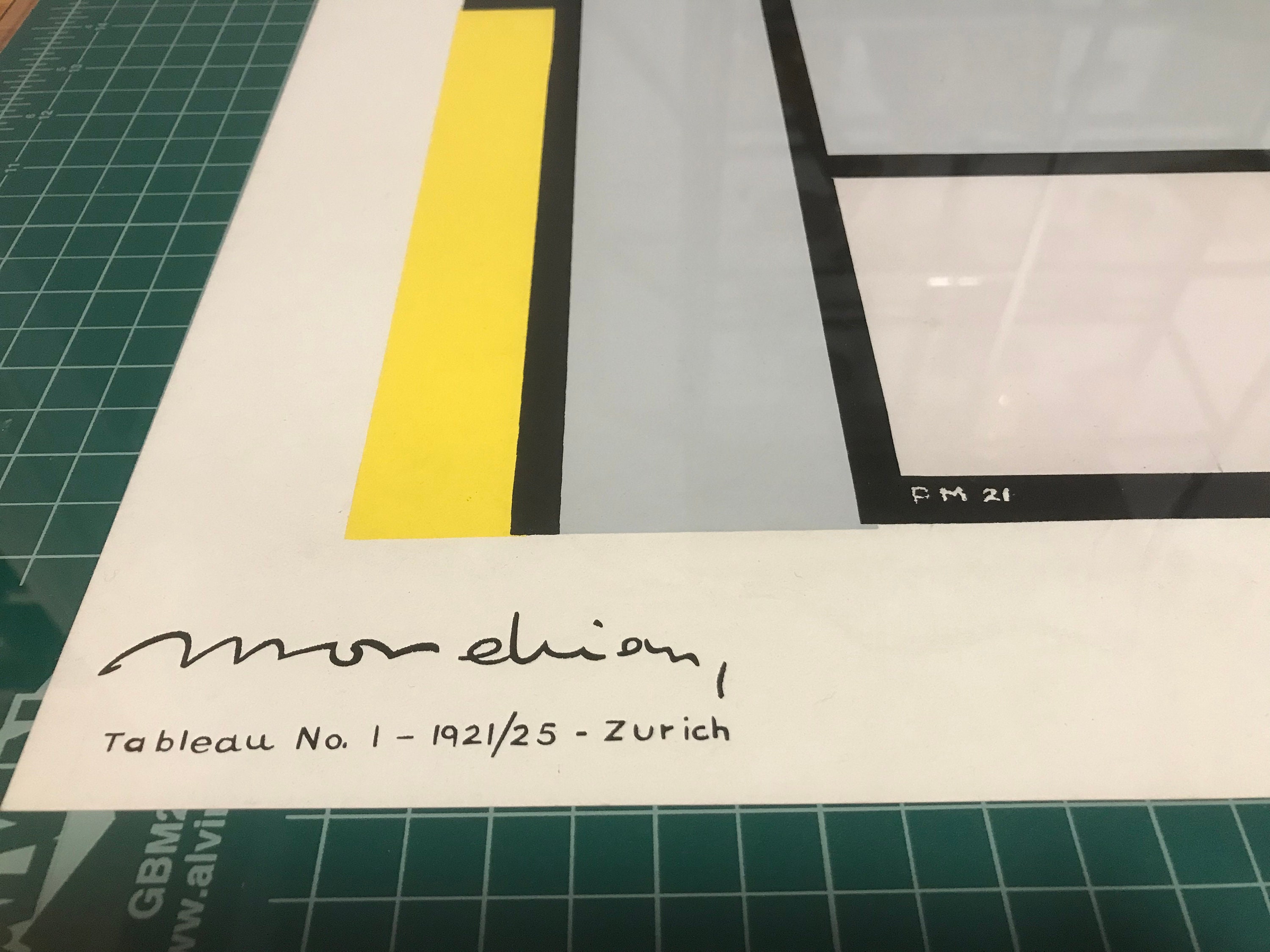 Piet Mondrian "tableau No. 1" Serigraph - Lithograph De Stijl Print ...