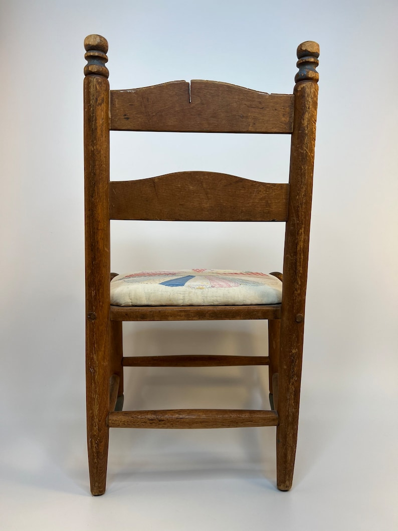 Antique Child's Primitive Tole Painted Folk Art Wooden - Etsy