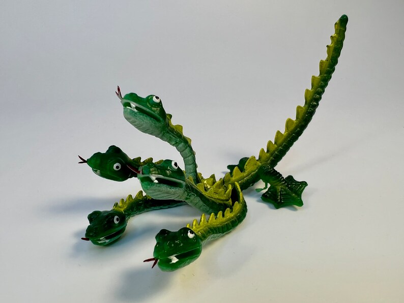 Hydra Monster Bendy Toy, Vintage From the 1980s - Etsy