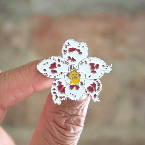 Orchid Lapel Pin - Etsy