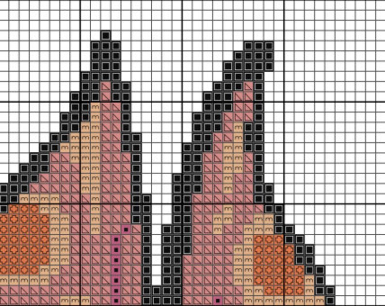 PATTERN - Mizutsune Chibi | Cross Stitch Pattern | Instant Download PDF ...