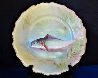 Limoges Fish Plates | Etsy