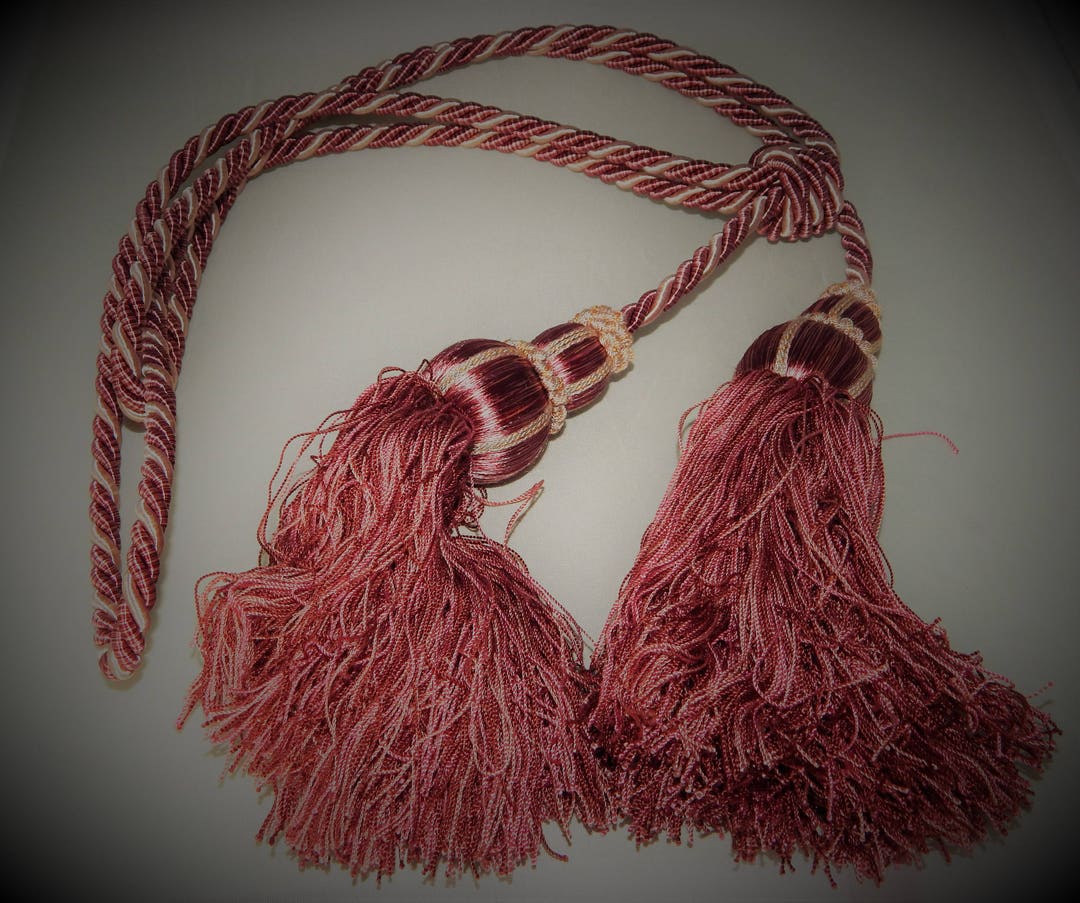 Decorator Double Tassel Drapery Tiebacks 3 Pairs - Etsy