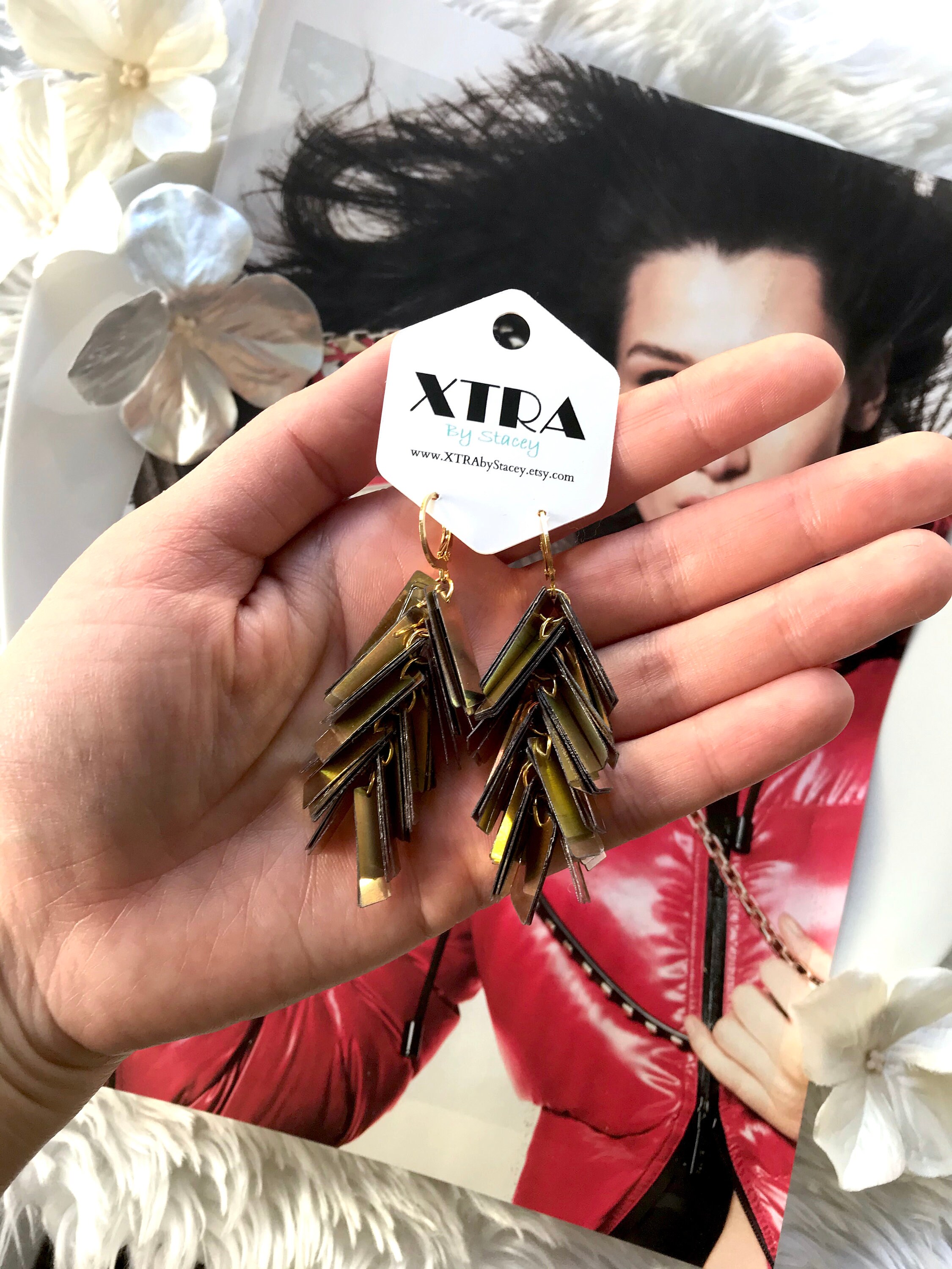 Upcycled Earrings / Upcycled Jewelry / Repurposed Tassel | Etsy