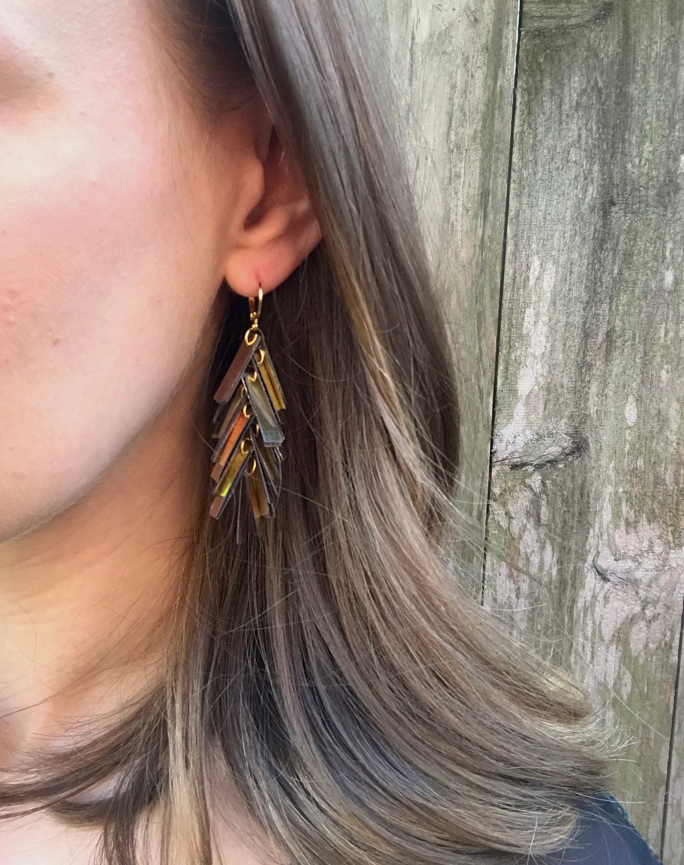 Upcycled Earrings / Upcycled Jewelry / Repurposed Tassel | Etsy