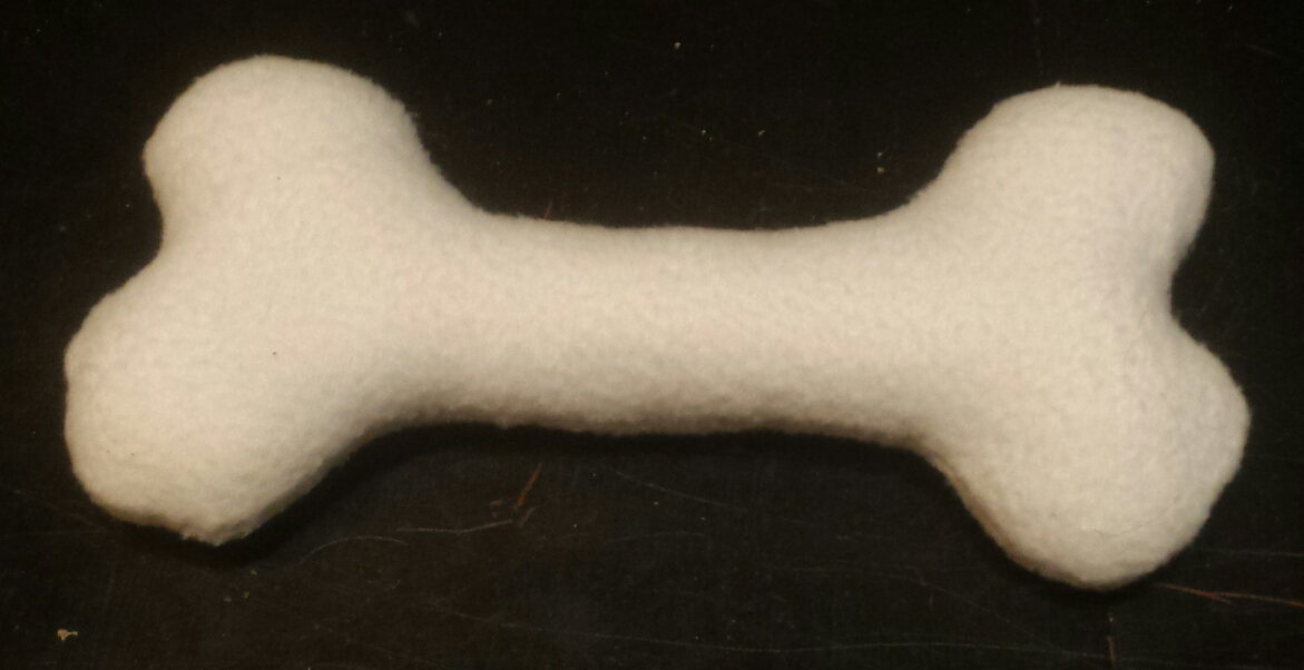 Fleece bone plush | Etsy