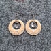 Nude Shade Bedazzled Sparkling Sequins Bling Disc Earrings - Etsy