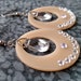 Nude Shade Bedazzled Sparkling Sequins Bling Disc Earrings - Etsy