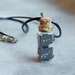 Upcycled Old Skool Cell Phone Buttons and Bits Mini Potion Bottle ...