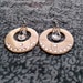 Nude Shade Bedazzled Sparkling Sequins Bling Disc Earrings - Etsy
