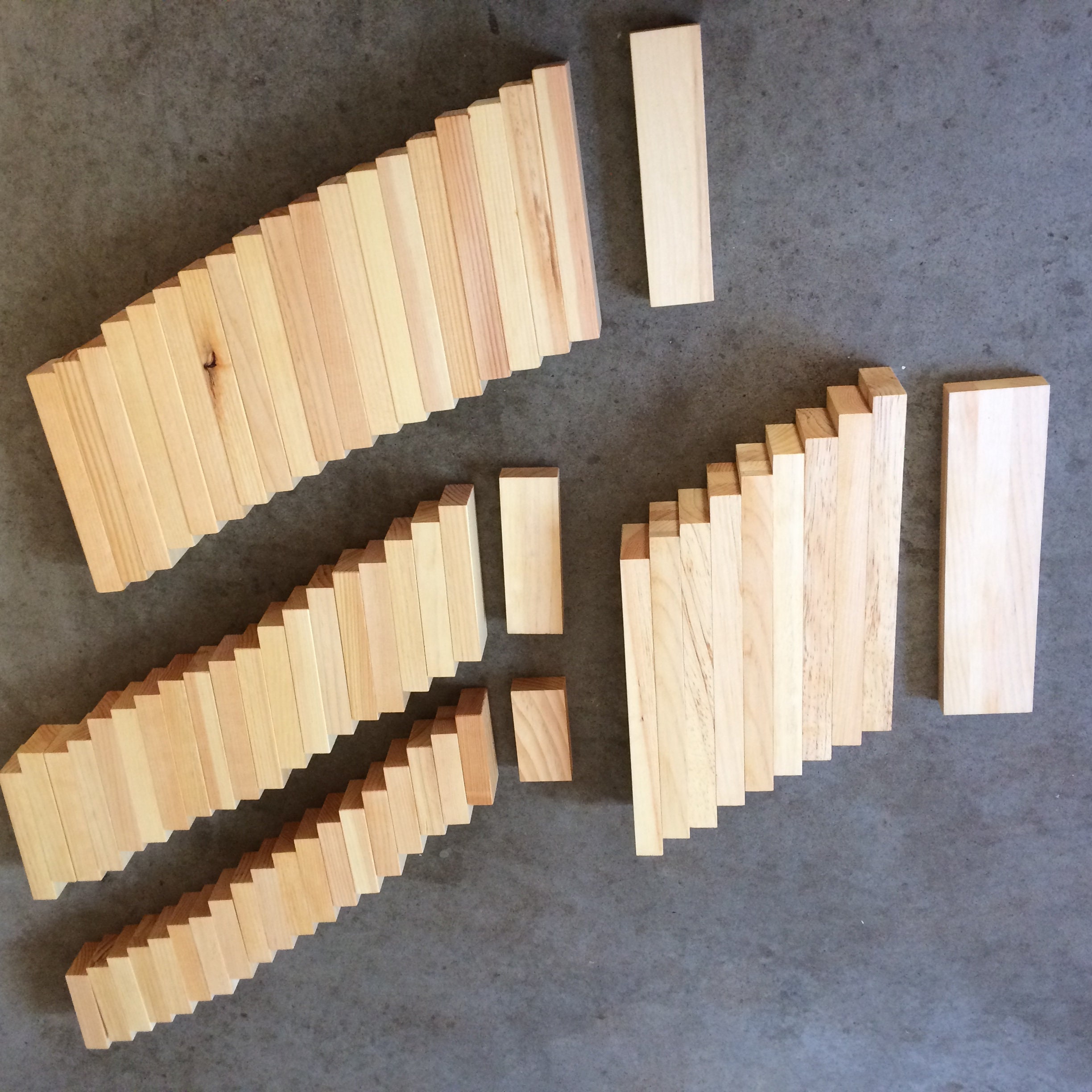 Extra Big Set of Wood Blocks / Building Blocks / 70 Pieces / - Etsy