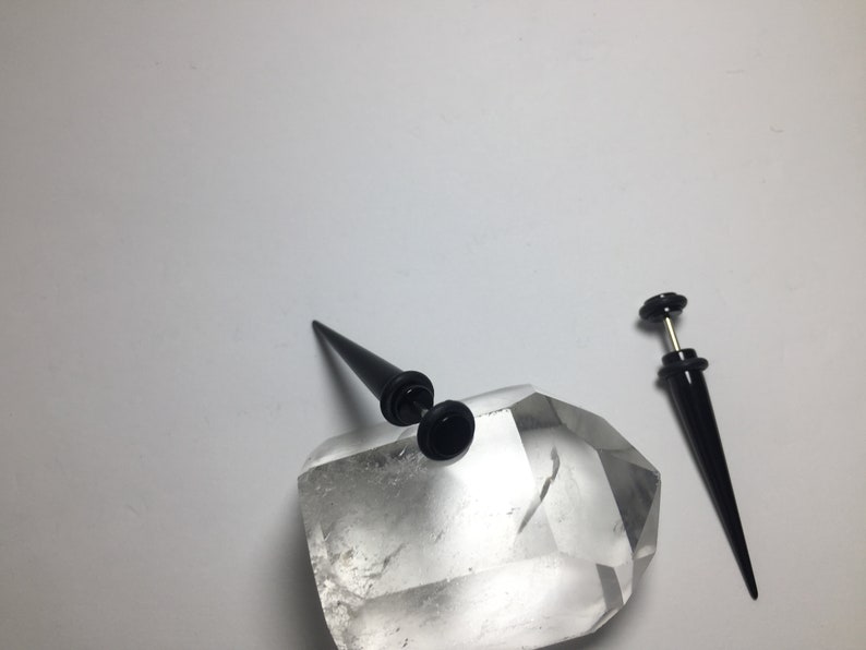 Fake Taper Earrings Fake Tapers 16G Post Fake Tapers Surgical - Etsy