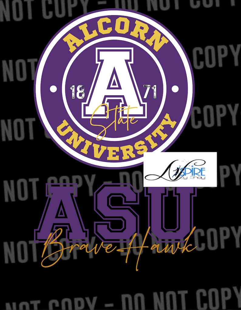 Alcorn State University Png; HBCU Pngs - Etsy