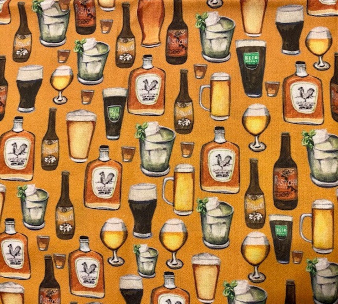 Beer Me Happy Hour Themed Pleated Face Mask With Adjustable - Etsy