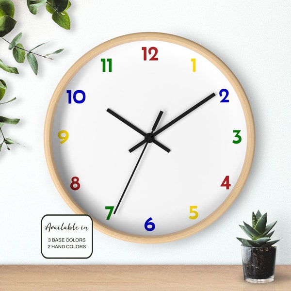 Children Wall Clock - Etsy