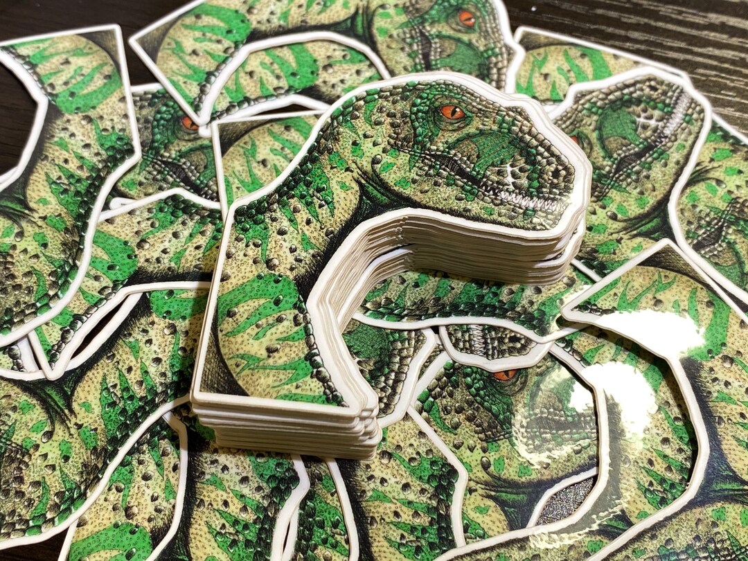 Echo the Velopciraptor STICKER Die-cut Jurassic World Fallen Kingdom ...