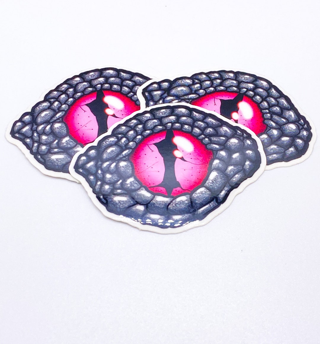 Pink Reptile Eye STICKER Clear Die-cut Dinosaur Dragon Eye - Etsy