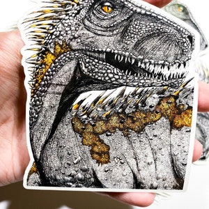 Indoraptor STICKER Die-cut Jurassic World Fallen Kingdom Dinosaur ...