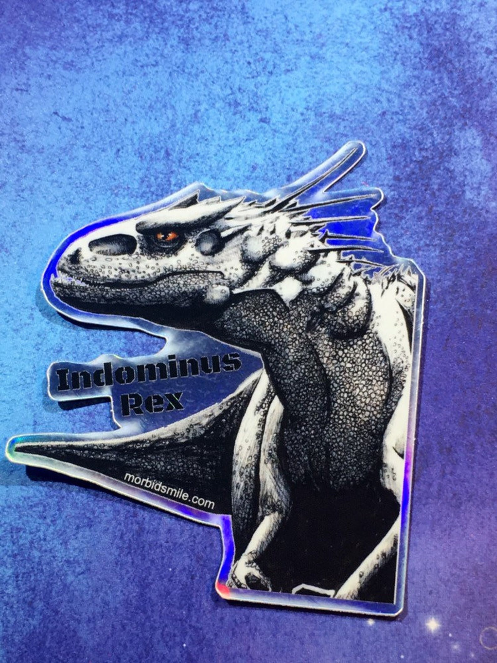 Indominus Rex STICKER Holographic Die Cut Jurassic World - Etsy