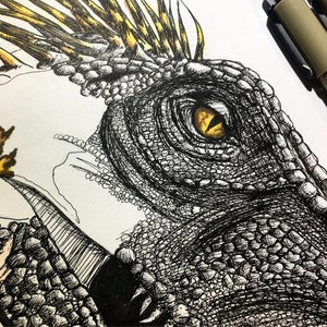 Indoraptor ART PRINT Jurassic World Fallen Kingdom Dinosaur - Etsy