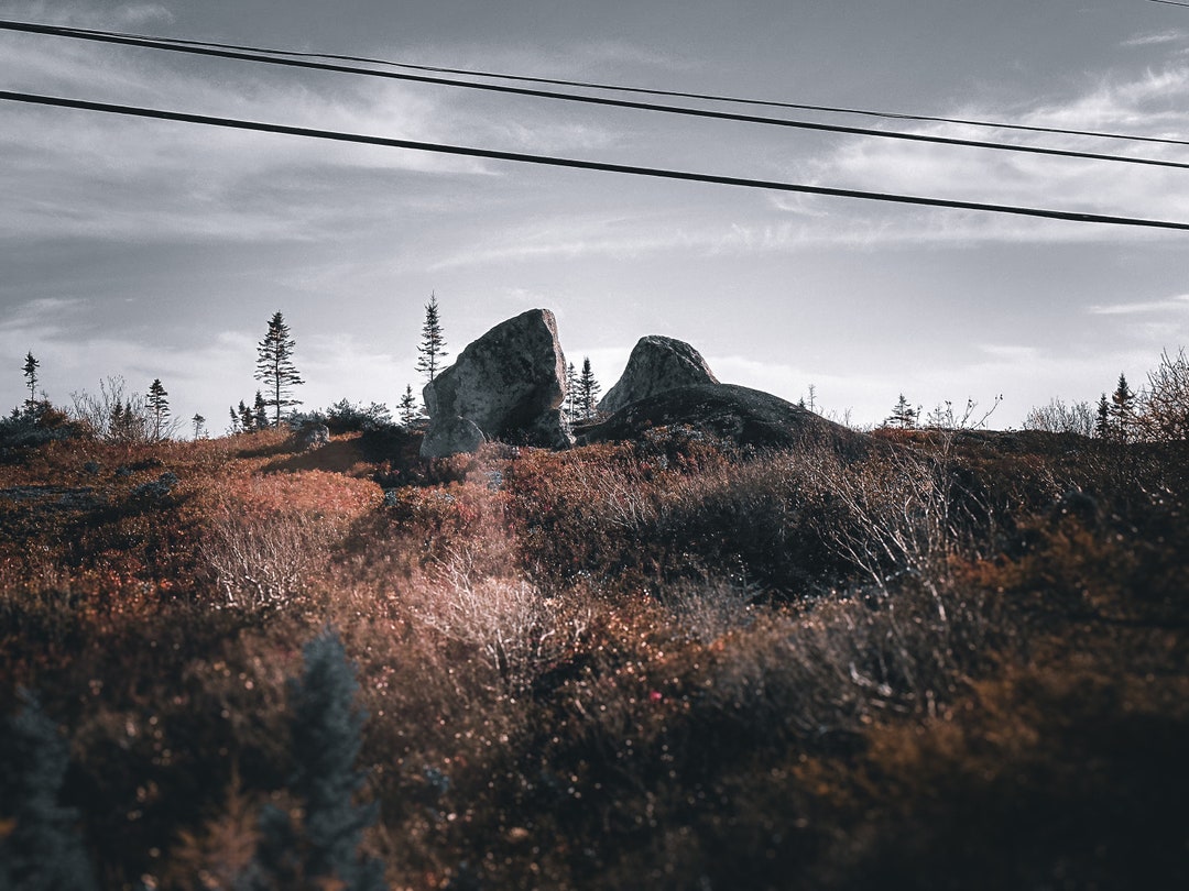 The Stone Gateway PHOTOGRAPHY Print Dark Rural Art - Etsy