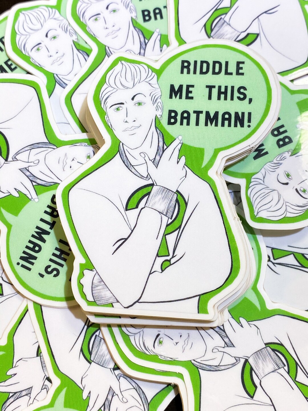 Riddle Me This STICKER the Riddler Edward Nygma Batman - Etsy