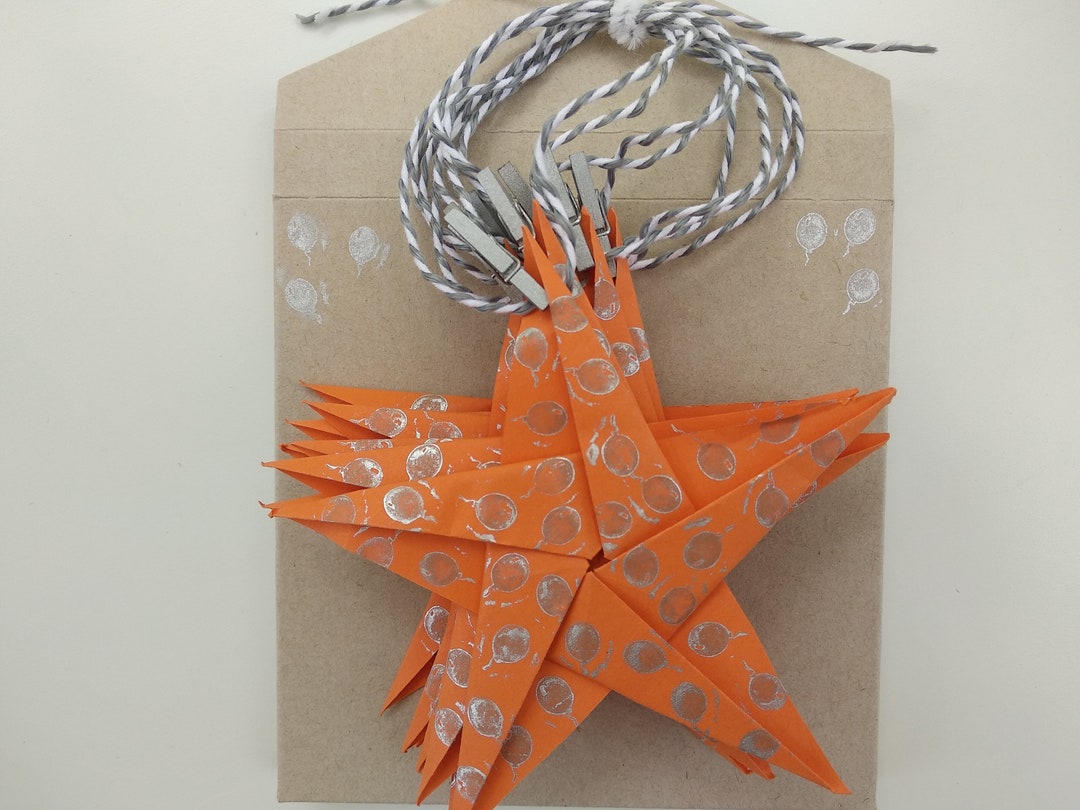 Origami Paper Star Birthday Bunting, Party Decoration - Etsy