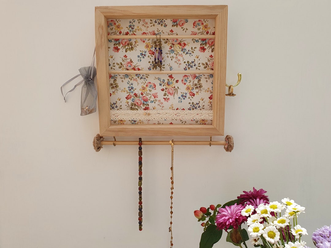 Jewellery Display Frame, Jewellery Organiser, Wall Mounted Holder - Etsy