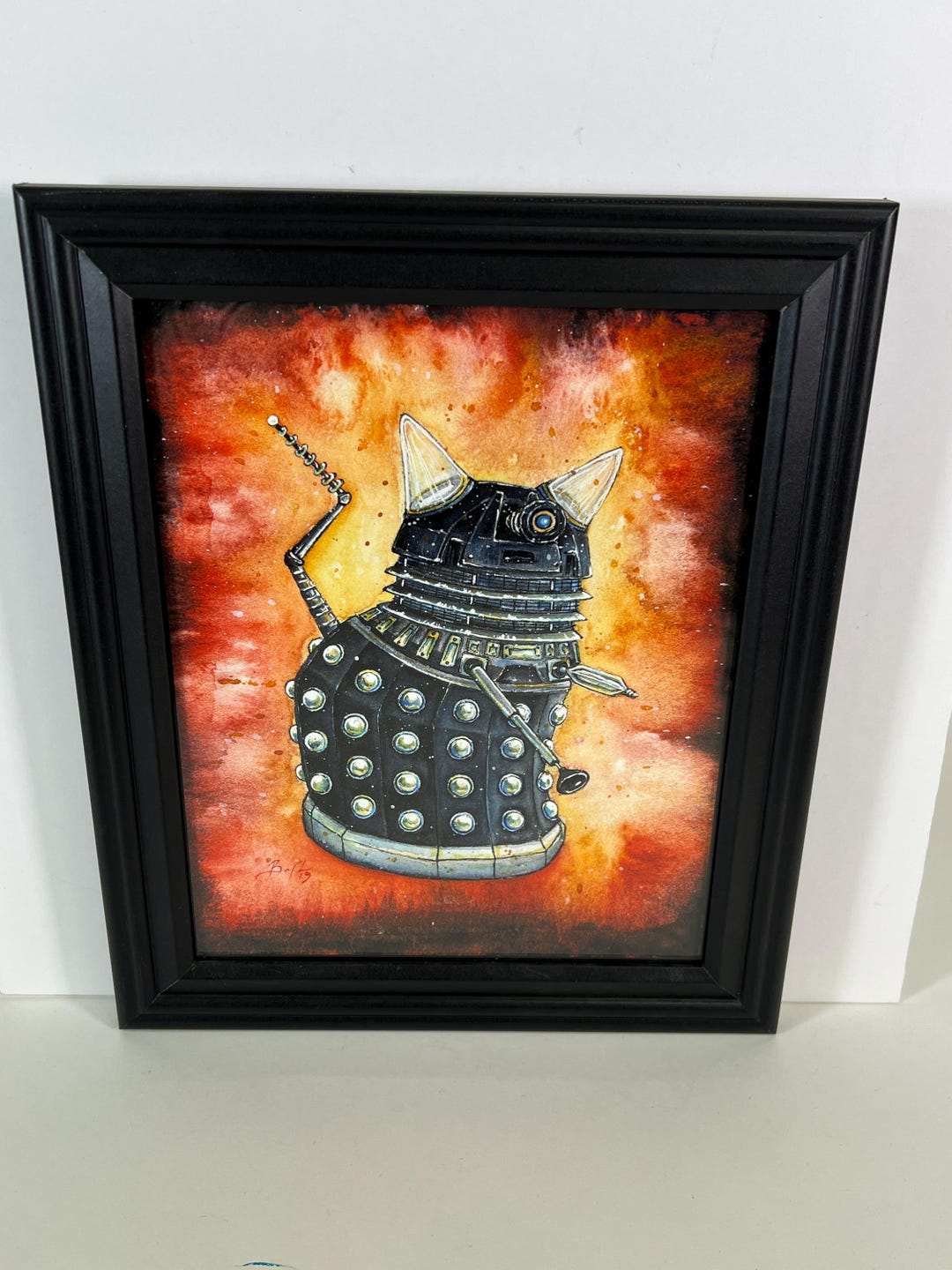 Cat "dalek" Print Inspired by the Dr Who Series - Etsy