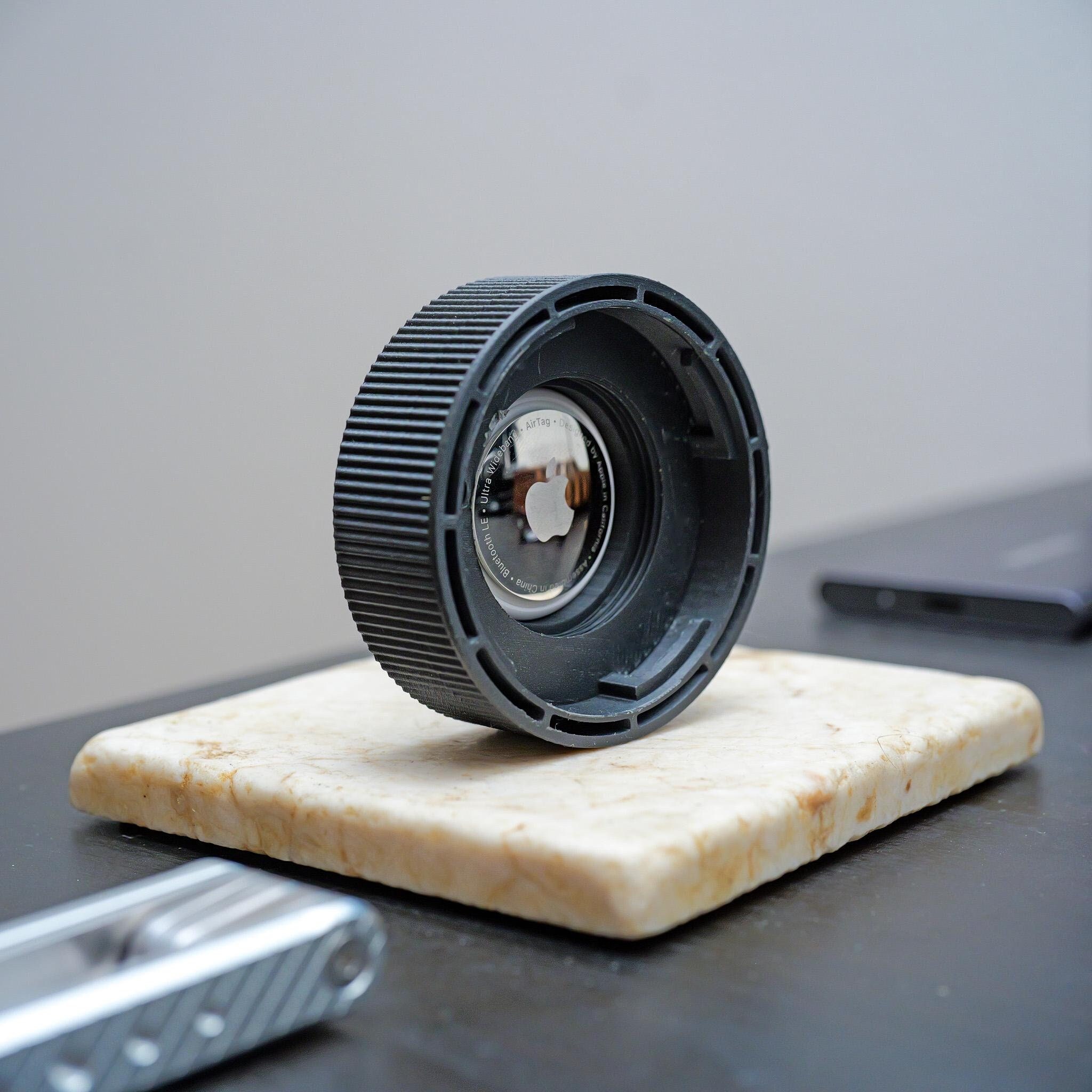 L Mount AirTag Lens Cap - Leica L-mount Lens Back Cap With Hidden ...