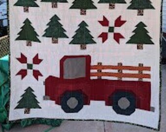 Christmas Tree Farm Quilt Kit by White Plains Quilts Quilting Fabric by ...