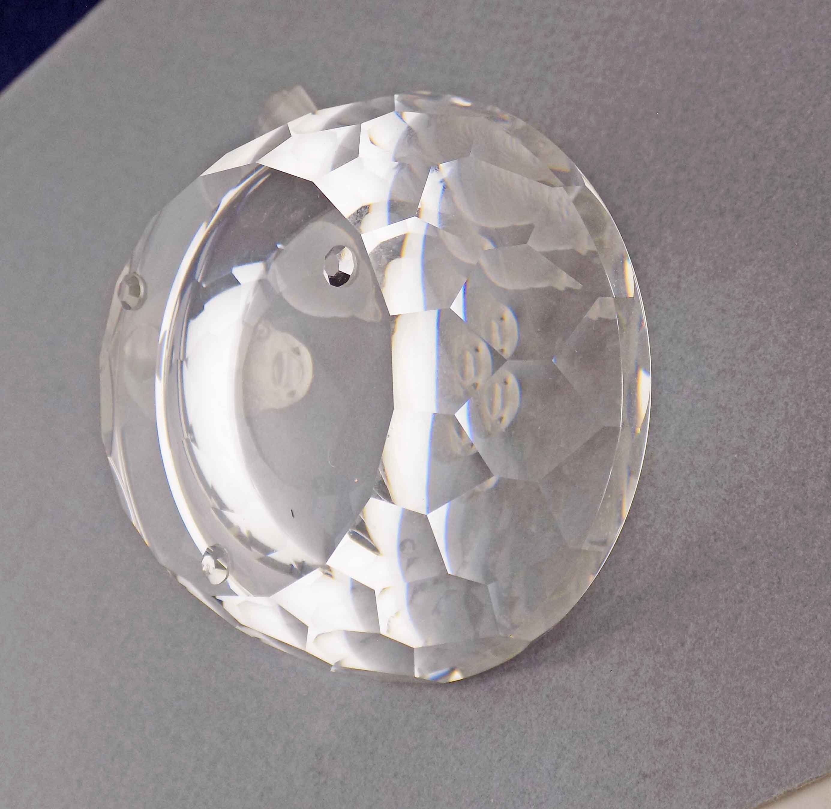 Swarovski Crystal Bird Bath, Mint Retired Feathered Beauties Group, No ...