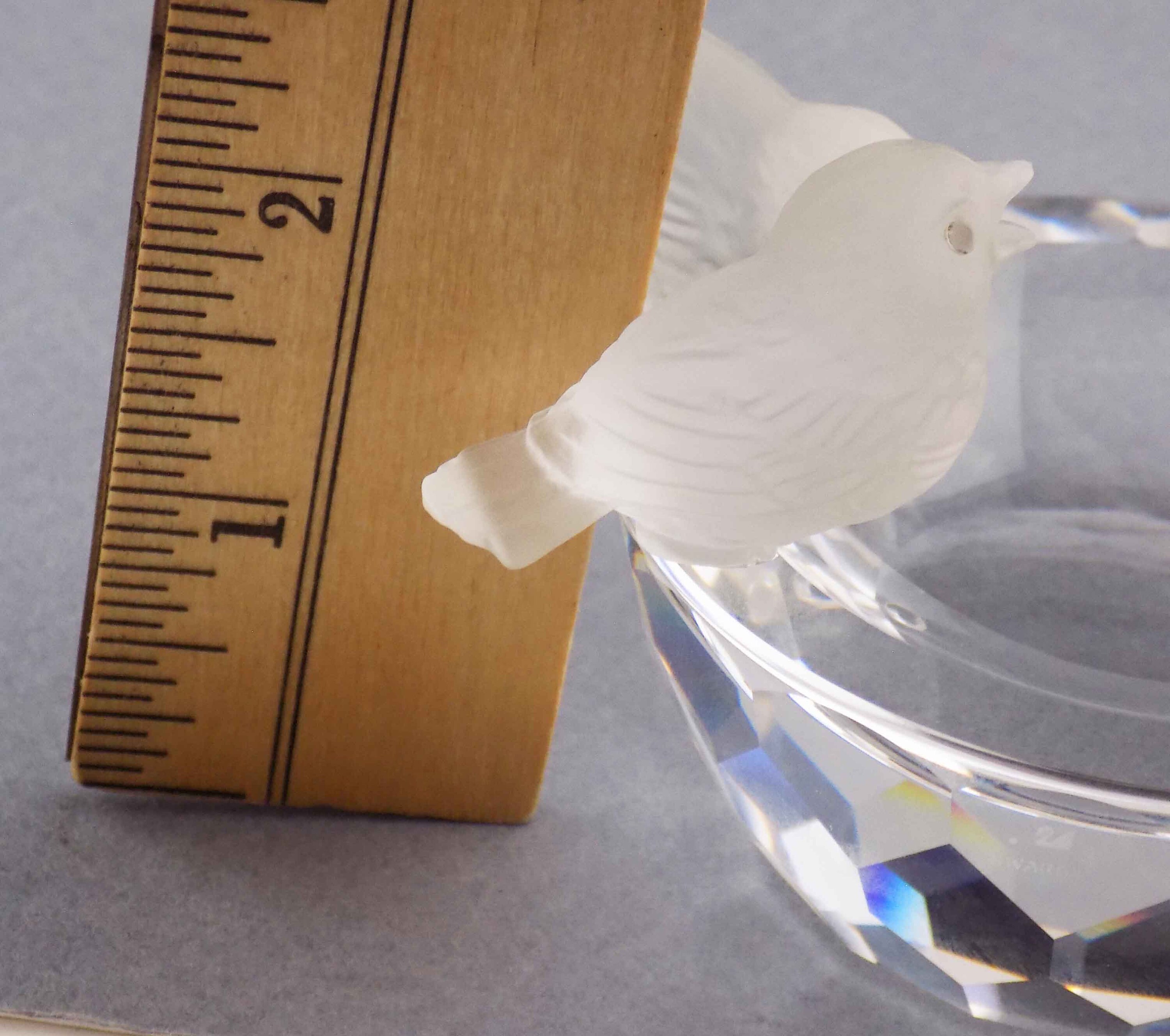 Swarovski Crystal Bird Bath, Mint Retired Feathered Beauties Group, No ...