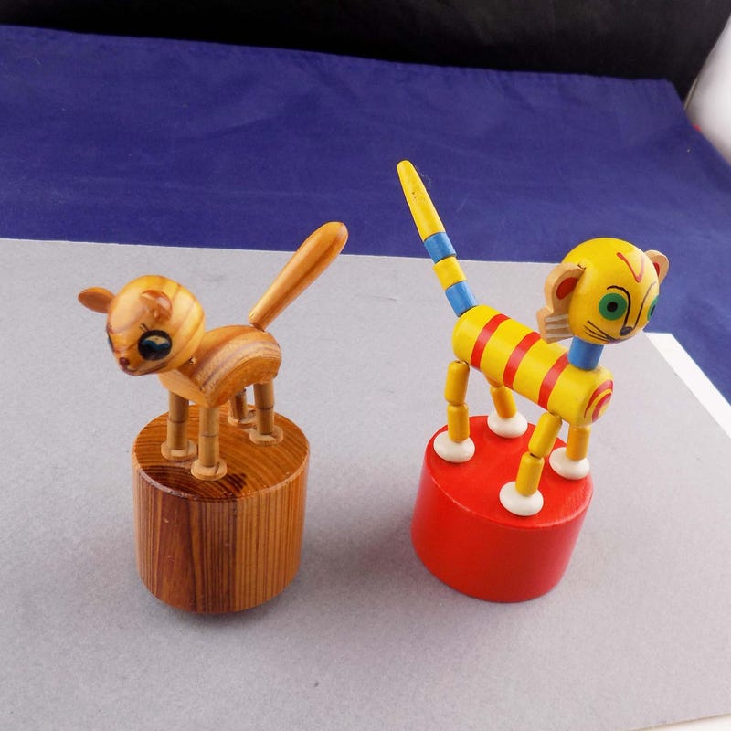 Collapsing Push Toy - Etsy