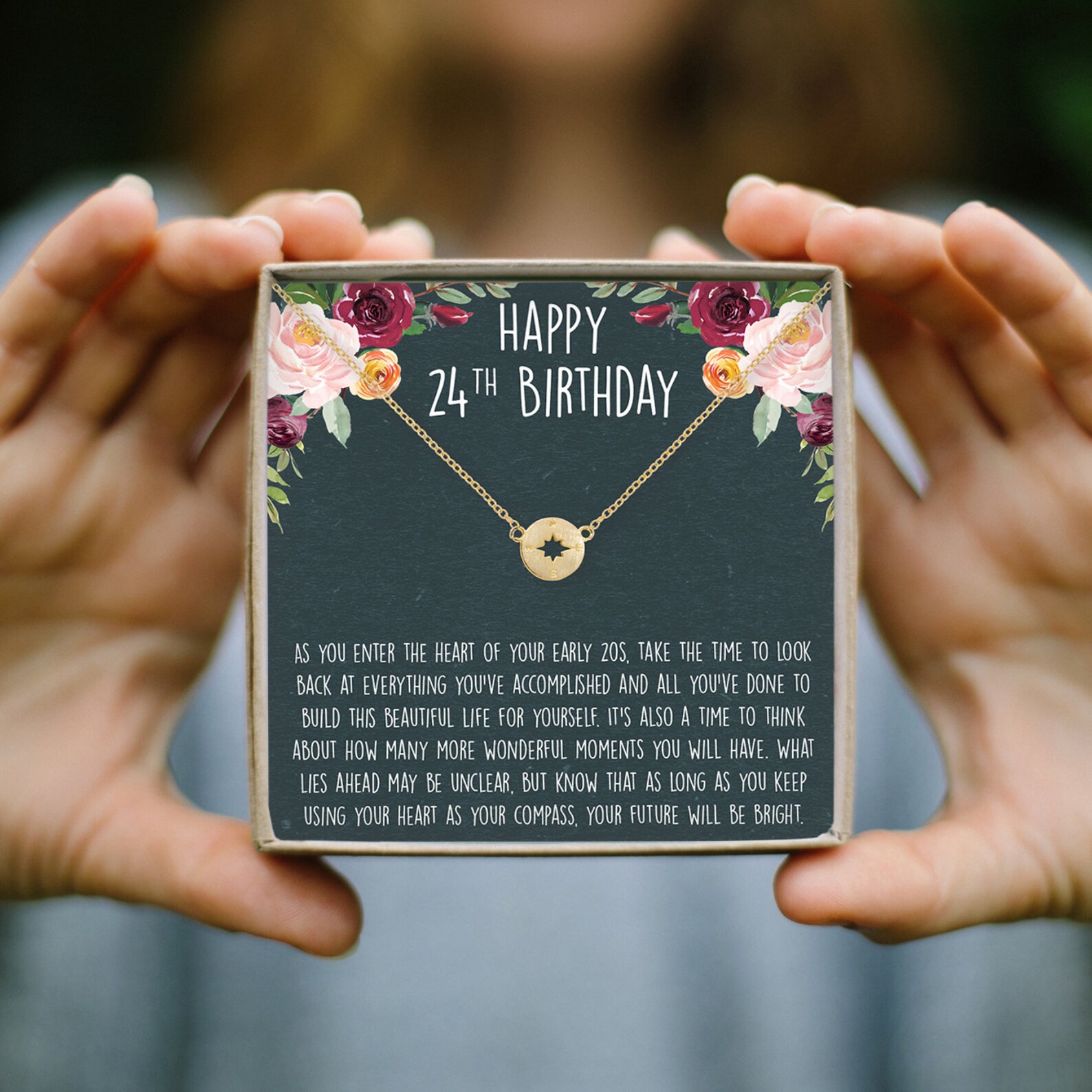 24th Birthday Gift Necklace Birthday Gift Jewelry Gift For Etsy 24th Birthday Gift Necklace Birthday Gift Jewelry Gift For Etsy