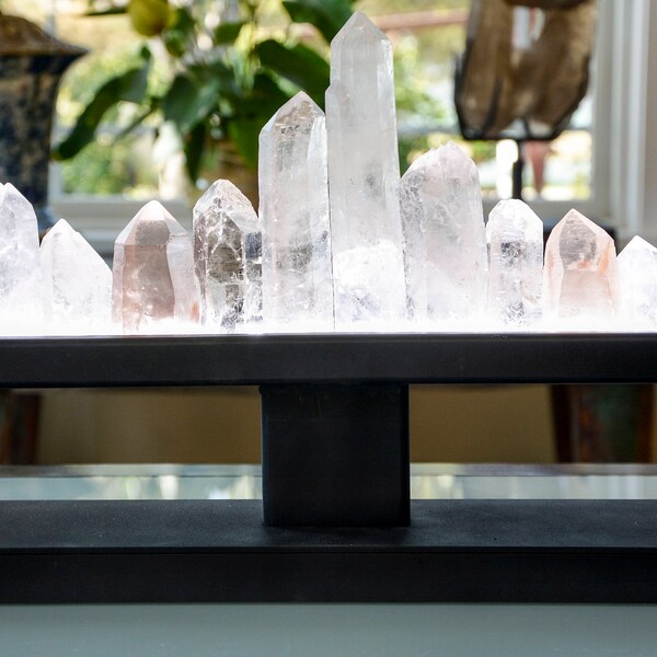 Raw Crystal Lamp - Etsy