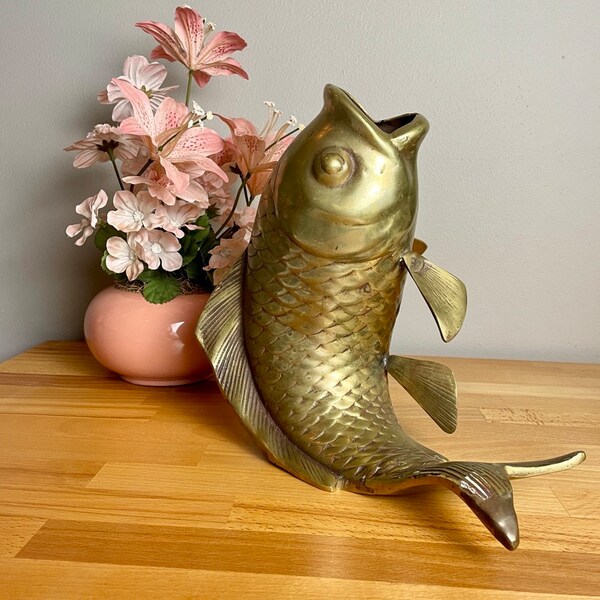 Brass Japanese Koi Fish - Etsy
